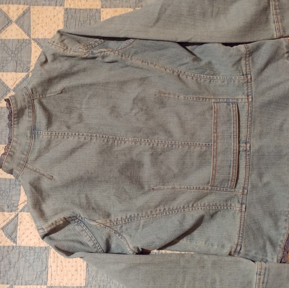 High Sierra | Jackets & Coats | Military Style Jean Jacket | Poshmark